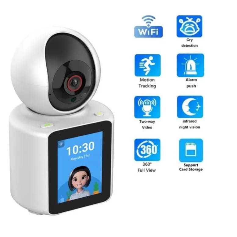 CCTV Wifi V360 Pro1080p Ip Cam 3MP Video Call Two Way Smart Camera ...