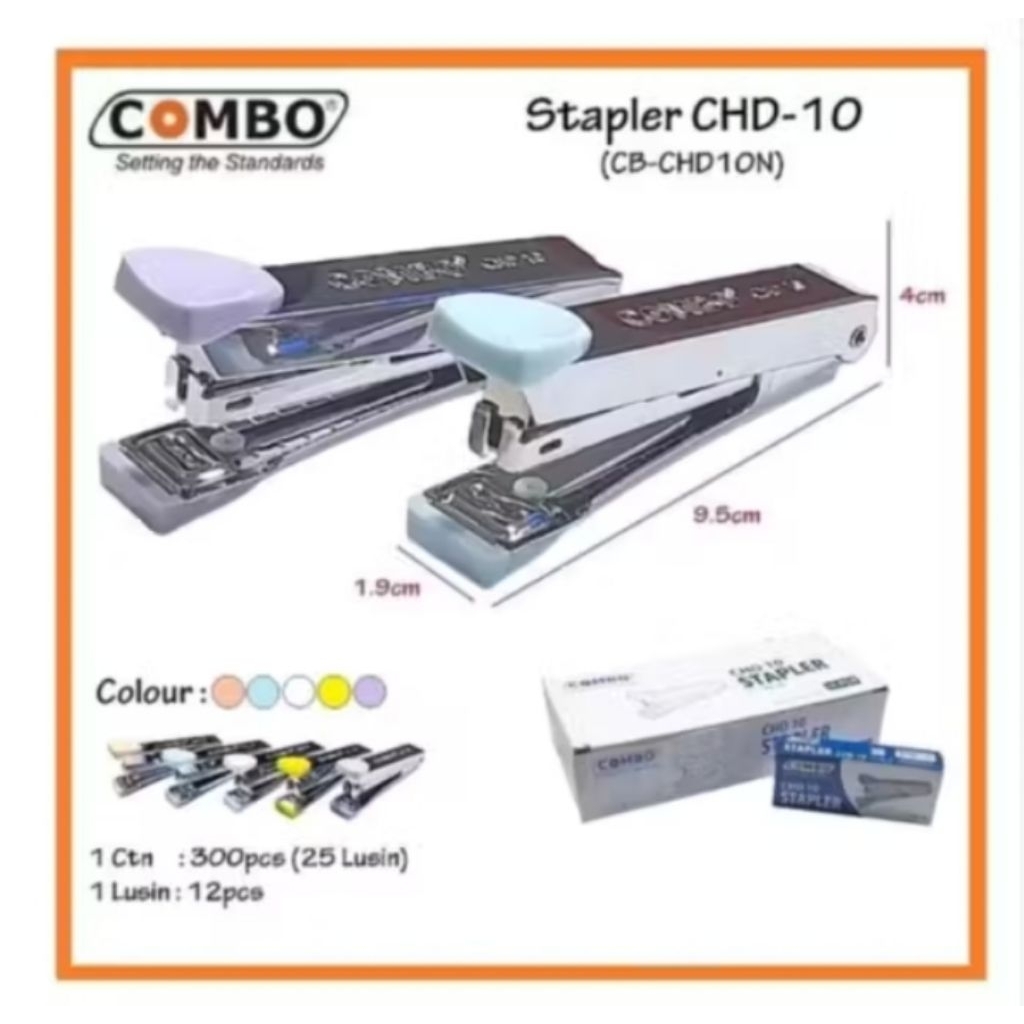 Combo Stapler HD CHD 10 Staple Tools N0.10 | Shopee Philippines