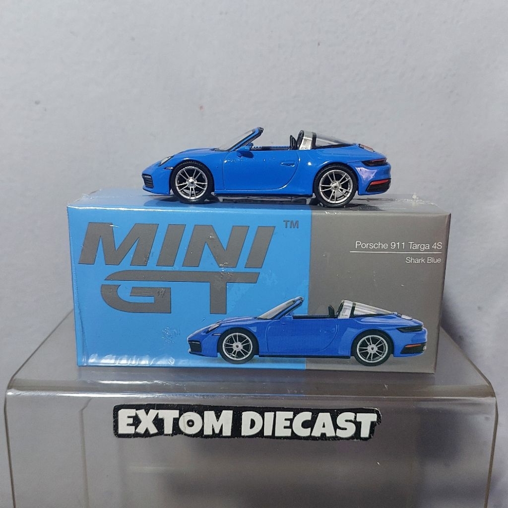 Mini GT 610 Porsche 911 Targa 4S Shark Blue | Shopee Philippines
