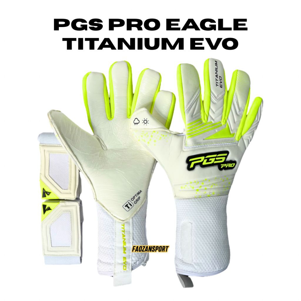 PGS Pro Eagle Titanium Evolution goalkeeper gloves pro latex germany ...