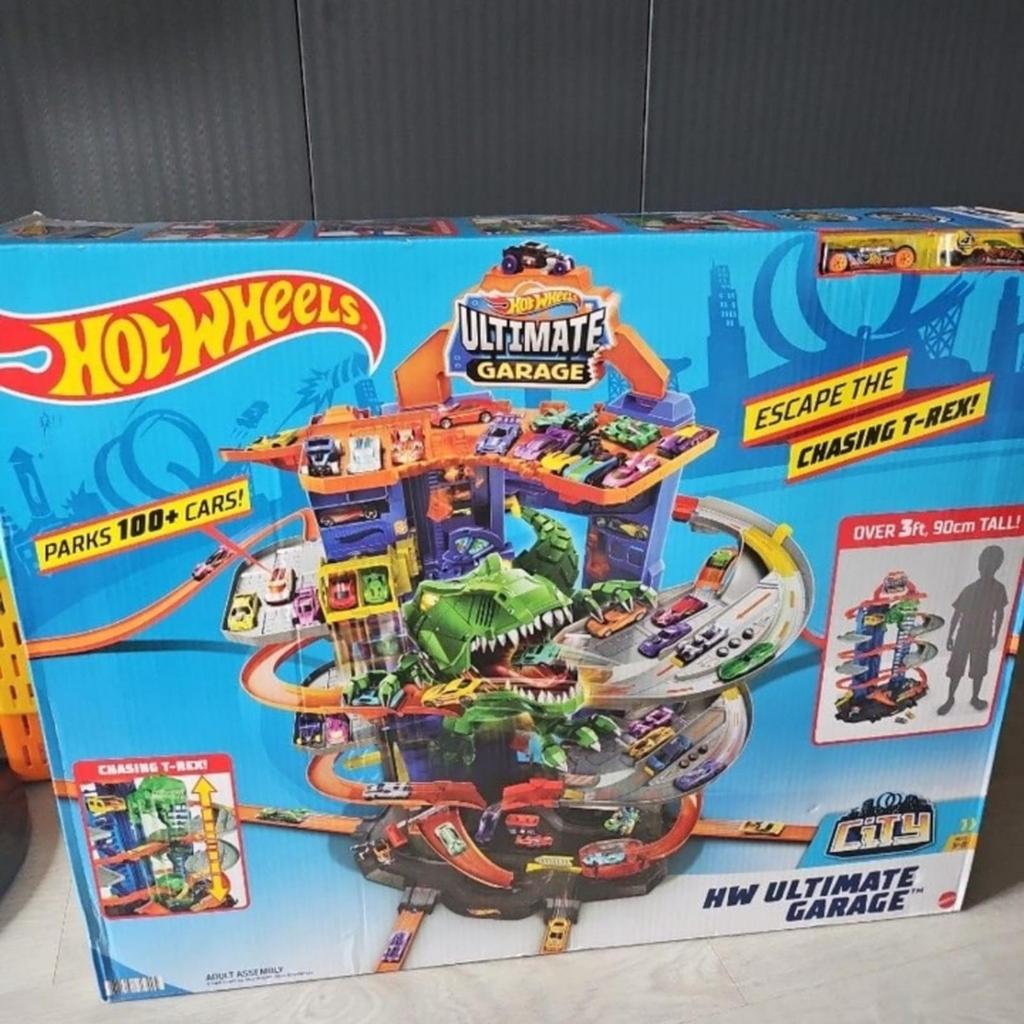 HotWheels Tracks Ultimate Garage Robo TRex Original Mattel Hot Wheels T ...