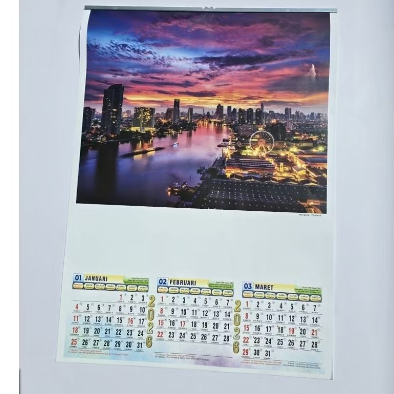 2026 triwulan tri wall calendar 4 sheets | Shopee Philippines