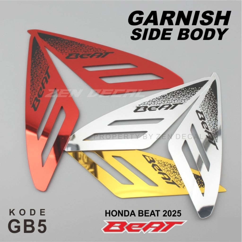 Honda side body Garnish BEAT 2020 - 2025 | Shopee Philippines
