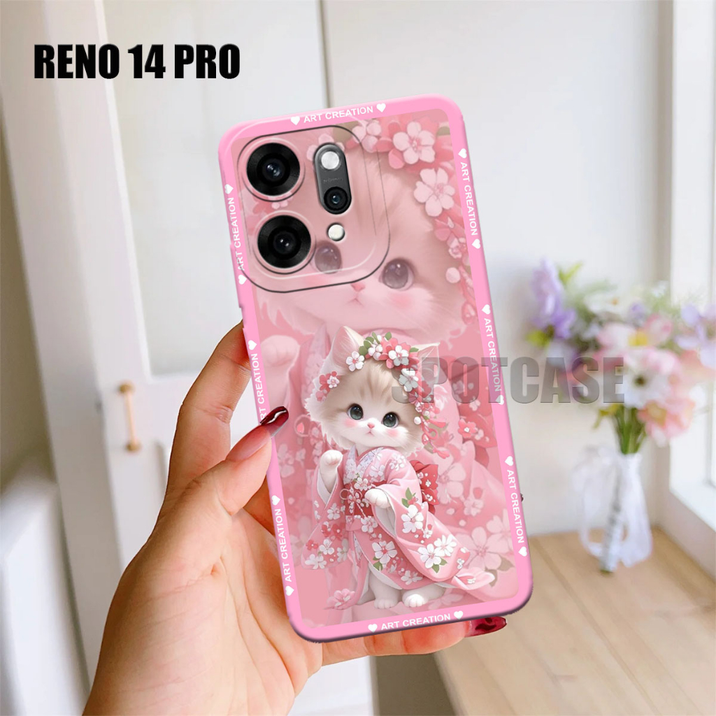 OPPO RENO 14 PRO Fashion Case Softcase Macaron Protect Camera Kesing hp ...