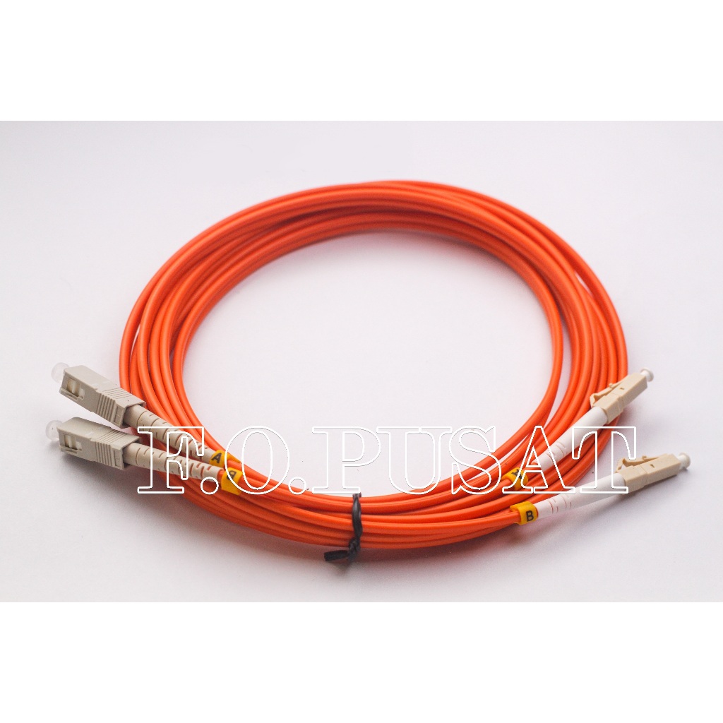 Patchcord OM2 Sc-Sc Duplex MultiMode OM2 Cable 50/125 [2 Meters] [1 ...