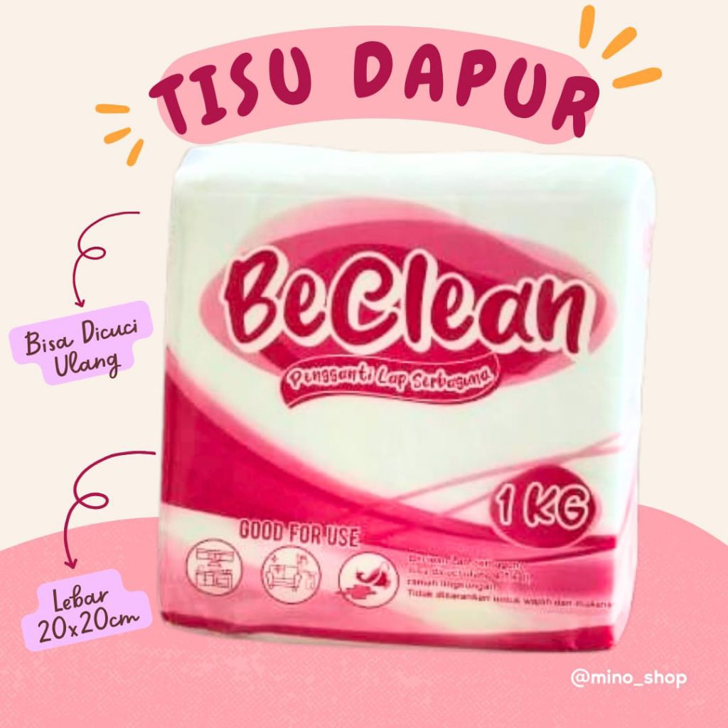 Kitchen Tissue Be Clean 1kg Multipurpose Tissue/ Washable Stove ...