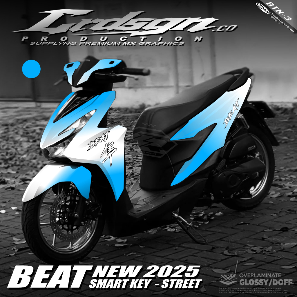 Honda Decal Sticker BEAT NEW 2024 2025 2026 Full body - Latest SImple ...