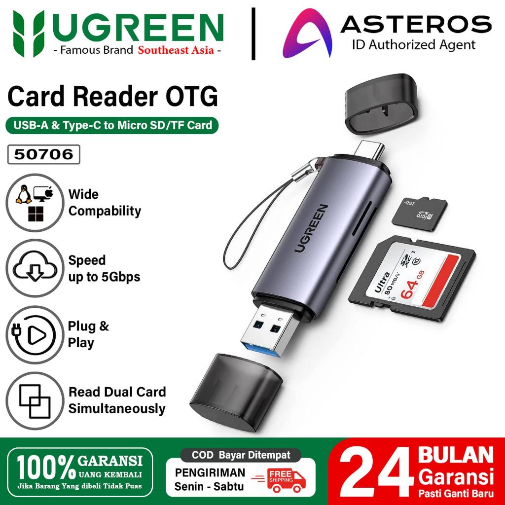 UGREEN Card Reader OTG USB Type C and USB A 3.0 to Micro SD TF 50706 ...