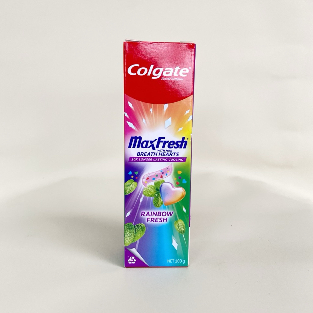 COLGATE max fresh rainbow with mini hearts 100gr | Shopee Philippines