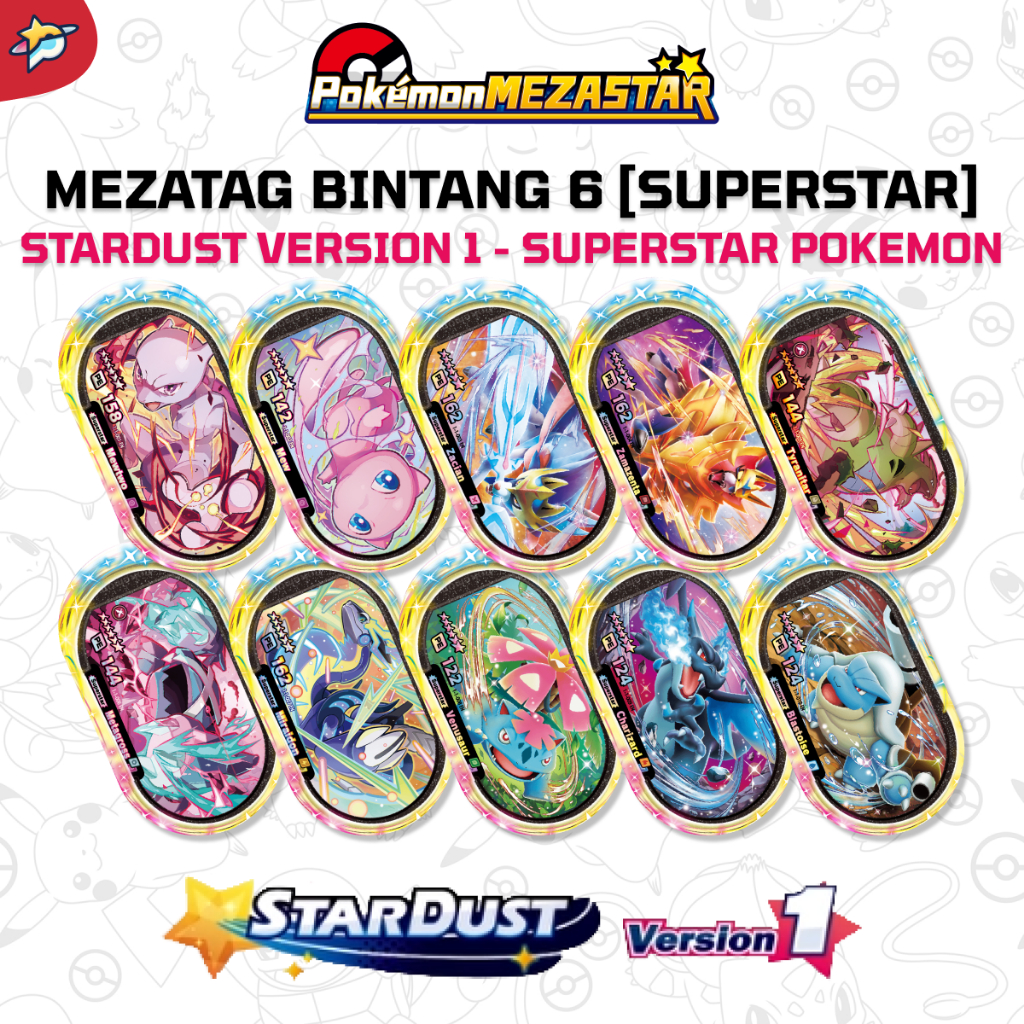 Pokemon Mezastar - Superstar Pokemon - 6-Star Stardust Version 1TAG ...