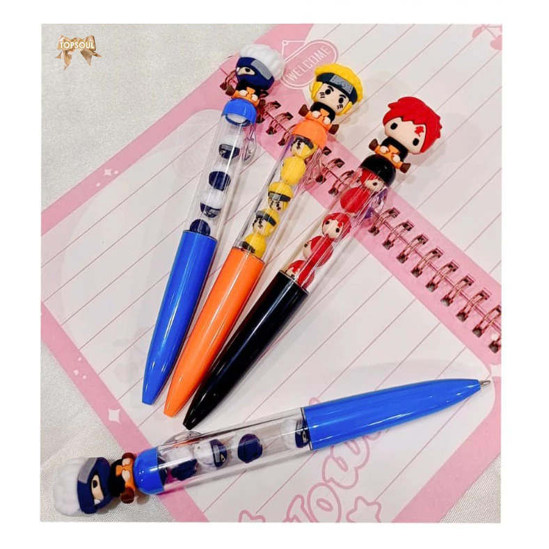 NARUTO Pen Konoha Village Anime Pen Cute Ballpoint Pen Ninja 3D ...