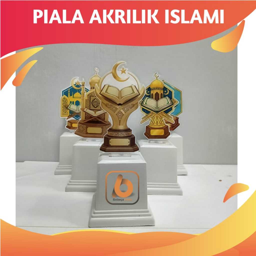 MINIMAL ISLAMIC ACRYLIC CUP | THE QUR'AN CUP | TAHFID CUP | MTQ CUP ...
