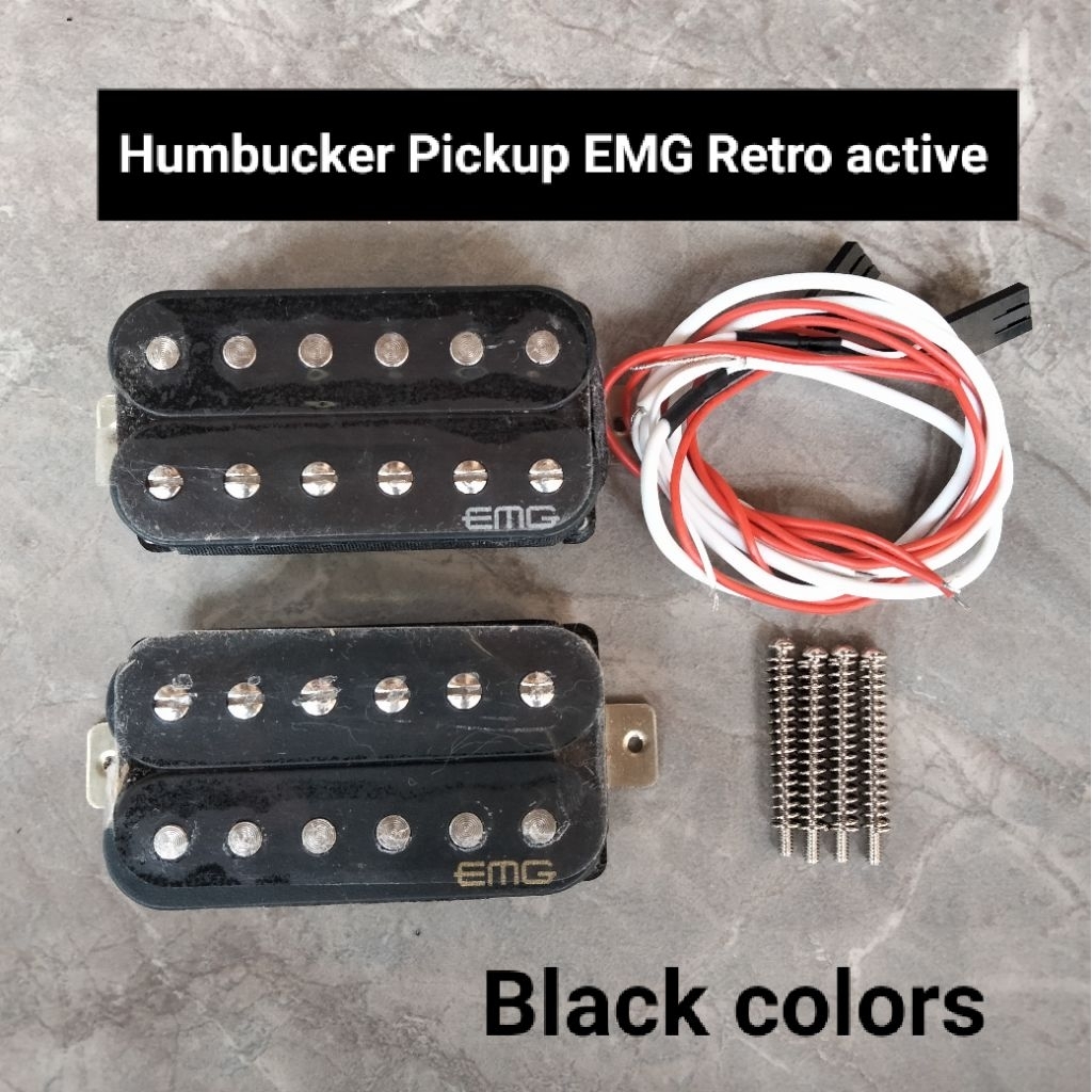 EMG Retro active Black pickup EMG | Shopee Philippines