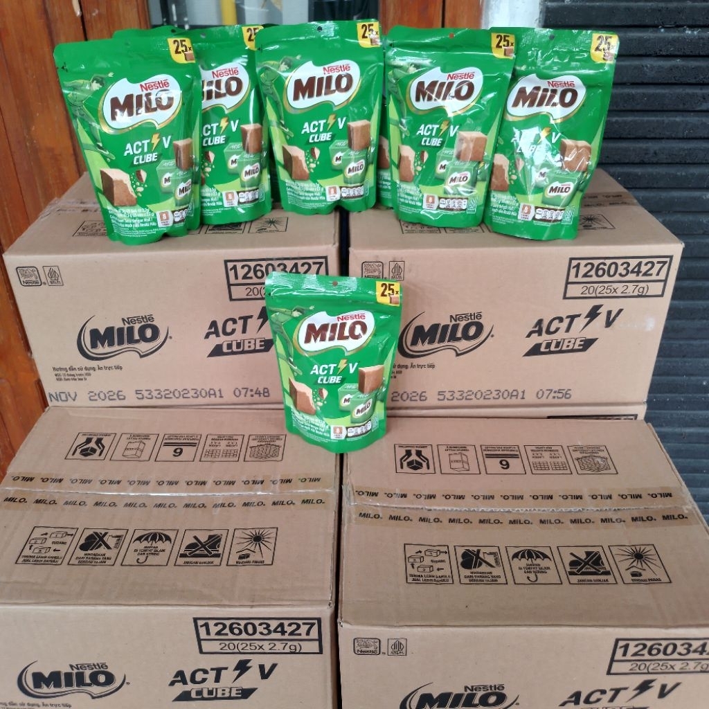 Nestle Milo Activ Cube Chocolate 1 Box (20 packs) | Shopee Philippines
