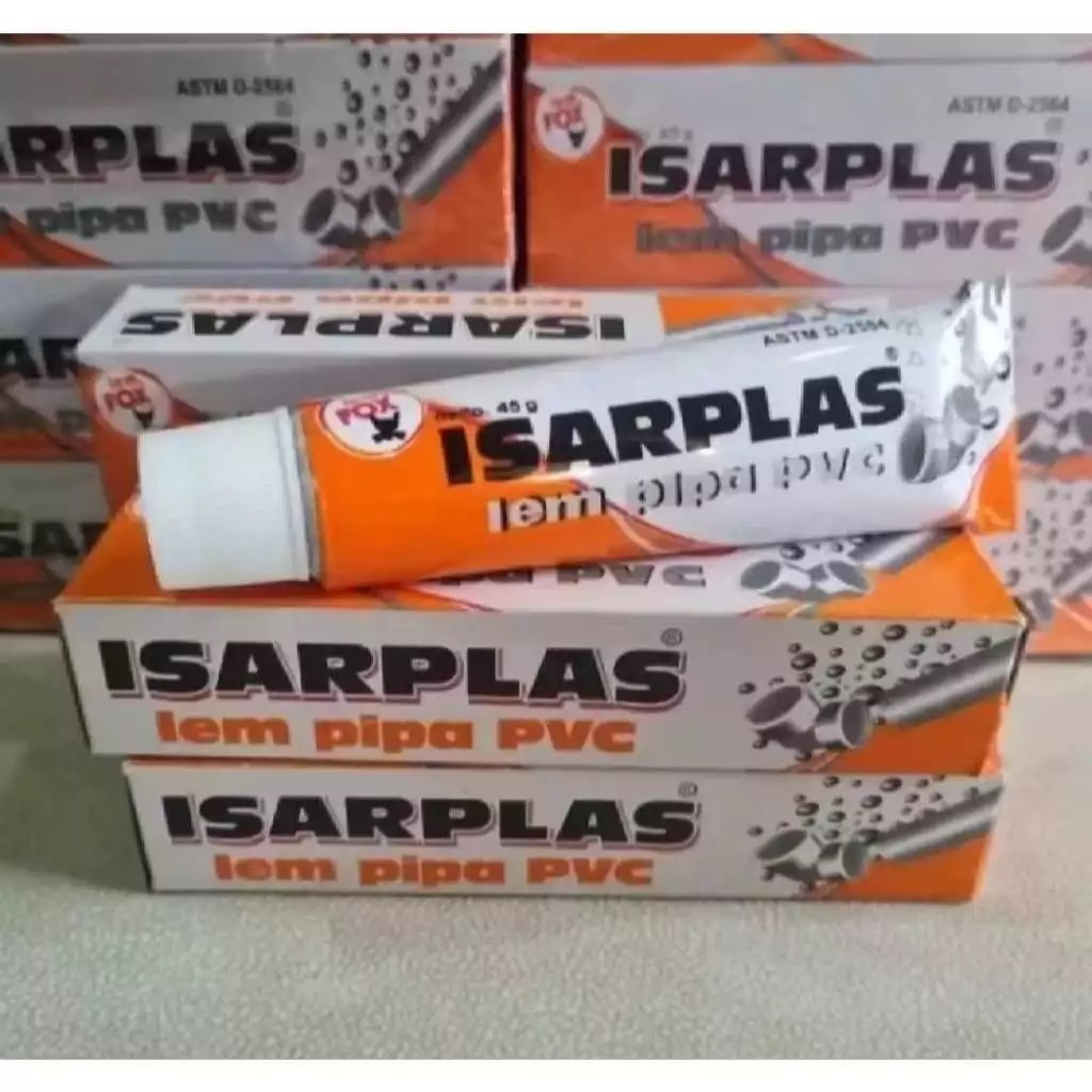 Pvc pipe glue pralon water isarplas tube 40g clear fox aica indira good ...