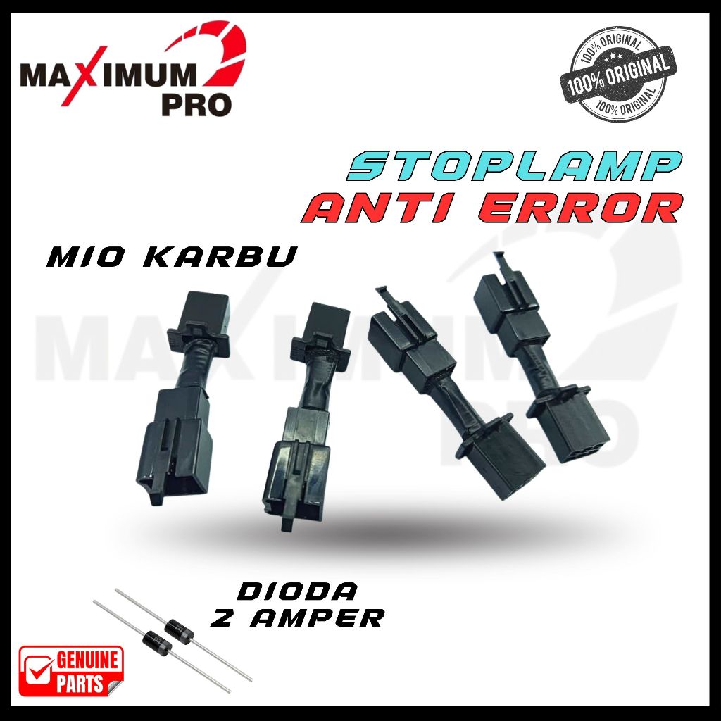 PNP STOPLAMP SOCKET ANTI ERROR MIO CARBURETOR MIO CARBURETOR LED ...