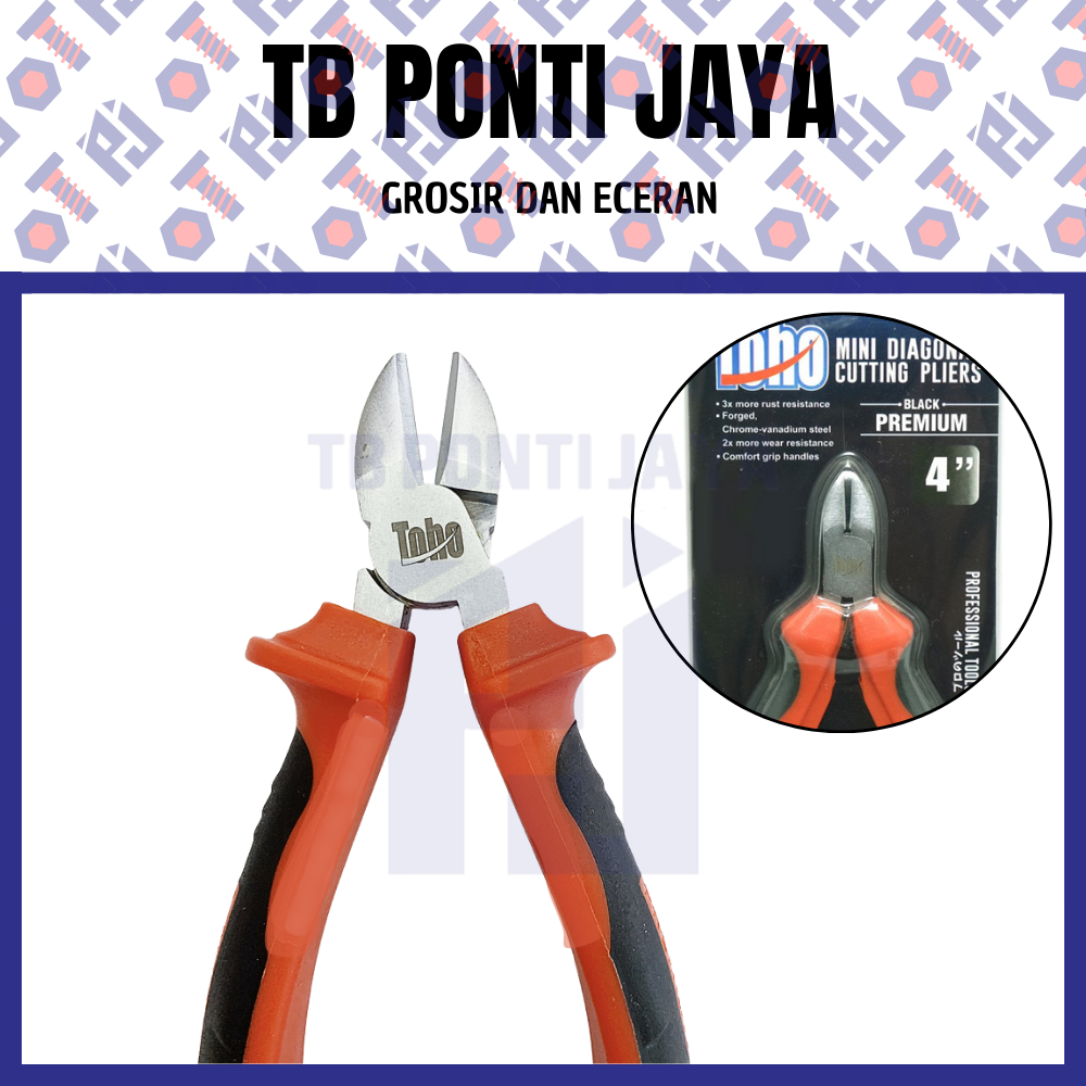 Toho 4" Cutting Pliers Mini Diagonal Cutting Pliers | Shopee Philippines