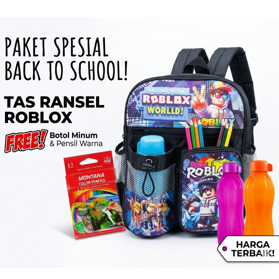 Roblox Character Kindergarten-Preschool Backpack | FREE Children's ...