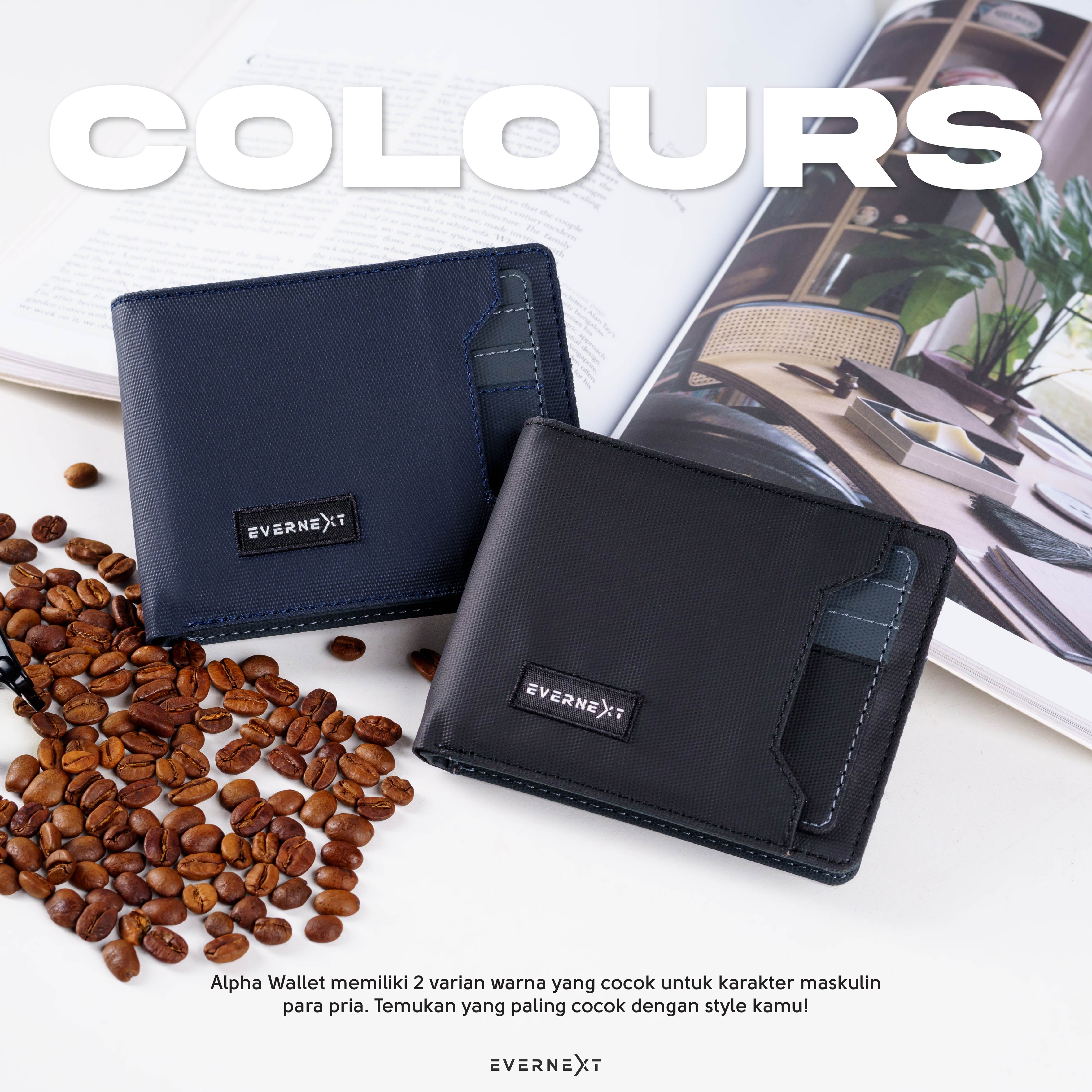 Evernext - Men's Waterproof Wallet Men's Folding Wallet Men's ...