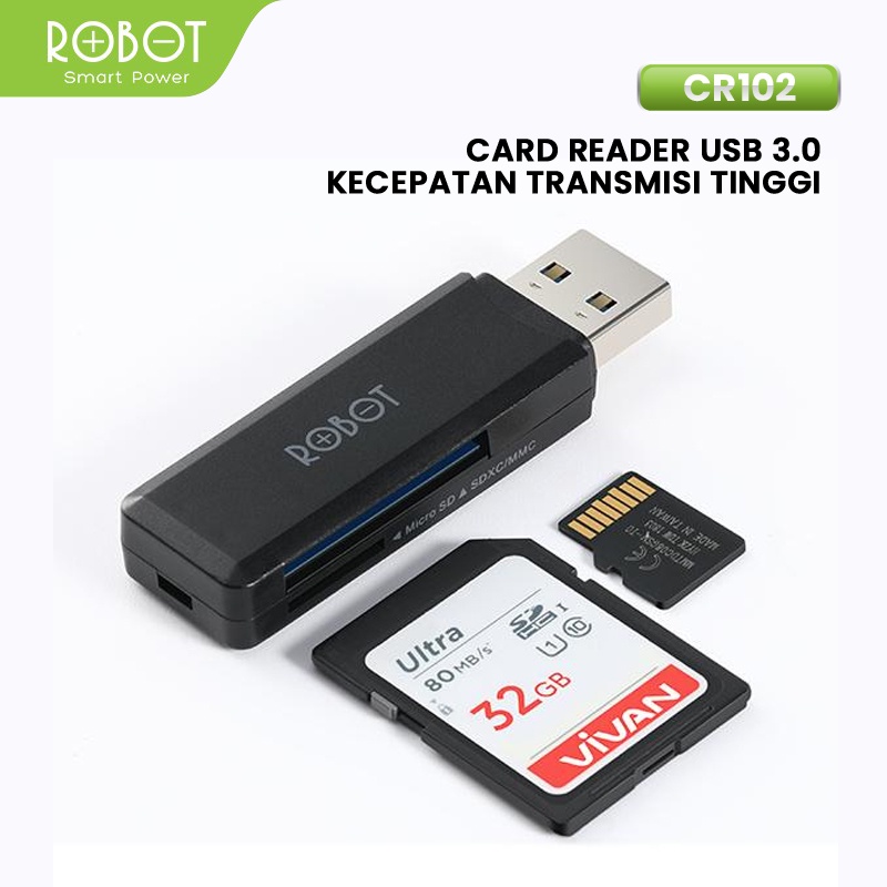 Robot CR102/CR200/CR202S USB Card Reader Original - 1 Year Guarantee ...
