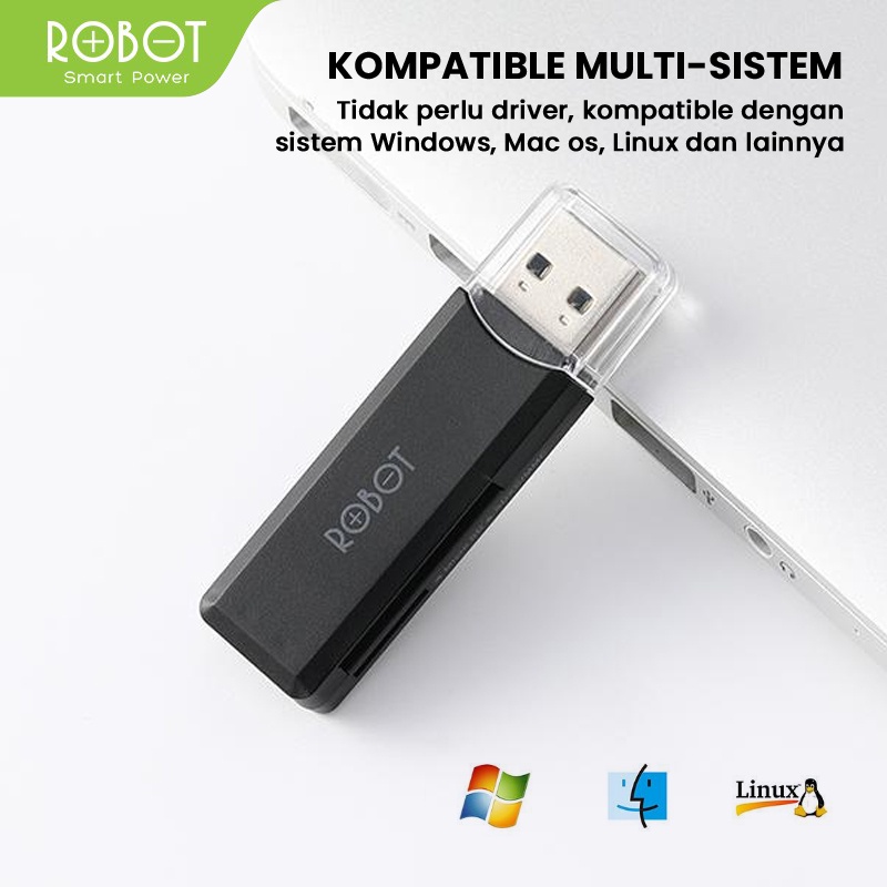 Robot CR102/CR200/CR202S USB Card Reader Original - 1 Year Guarantee ...