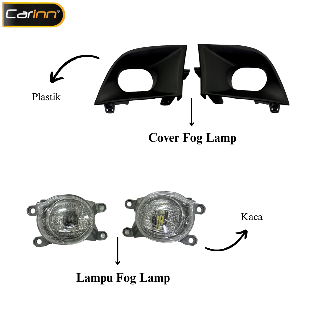 Carri Fog Lamp Foglamp/Lampu Kabut Led Toyota Innova Zenix 2022-On ...