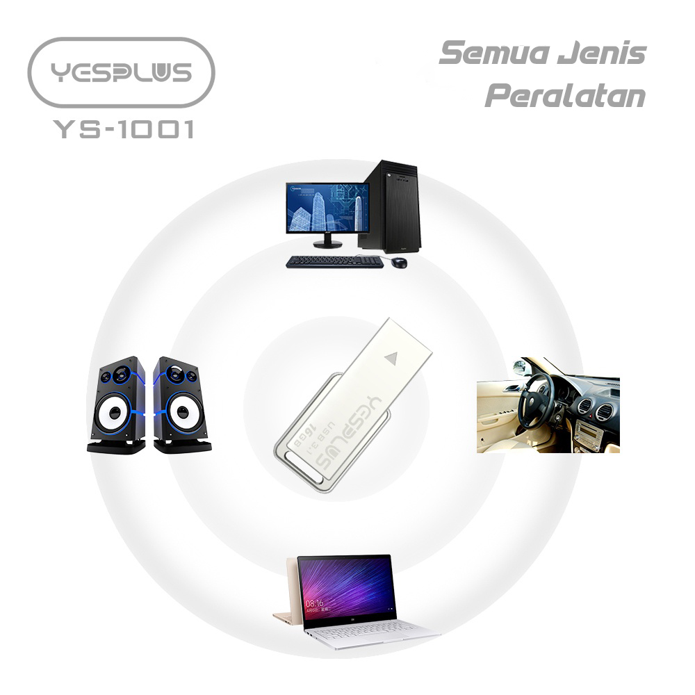 Usb Flashdisk YESPLUS YS-1001 3.1 Rotatable High Speed Flash Drive 8gb 16gb 32gb 64gb | Shopee ...