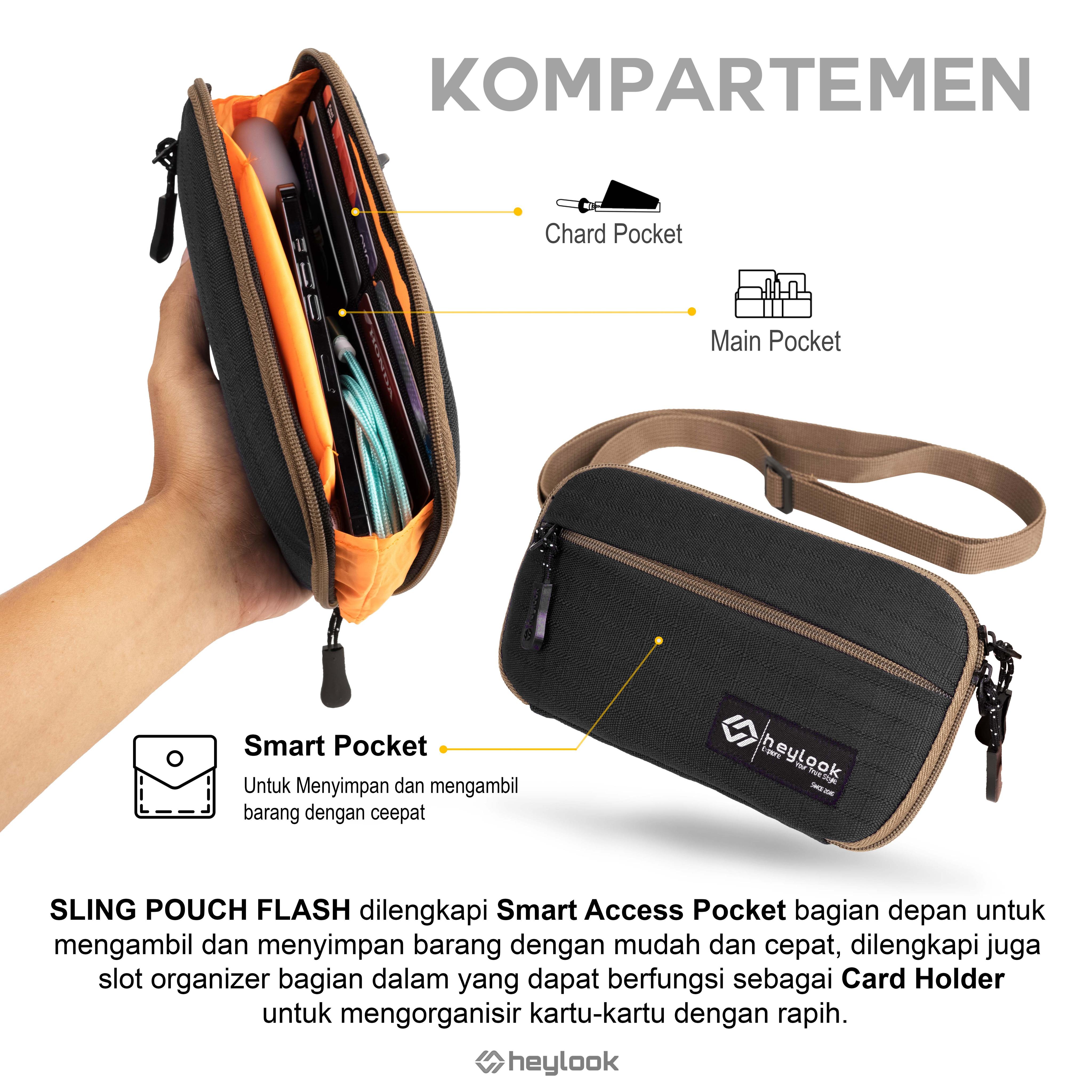 HEYLOOK Official - Neck Bag Pouch FLASH Sling Pouch Neck Card Wallet ...