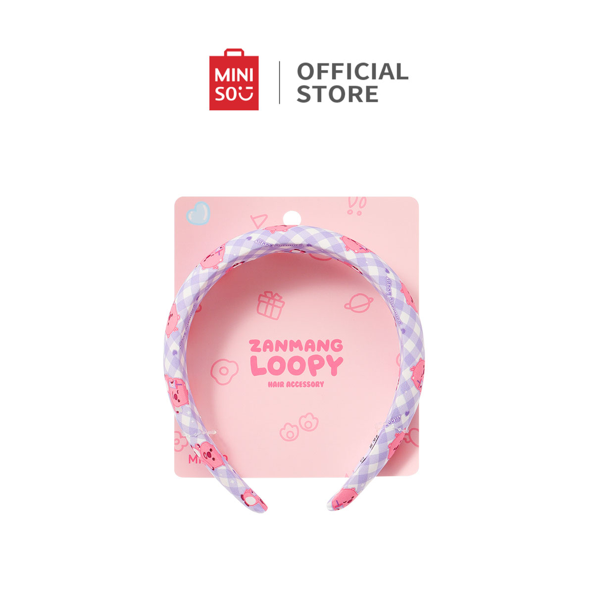 Miniso x ZANMANG Loopy Collection Hair Hoop Hair Hoop Suitable for ...