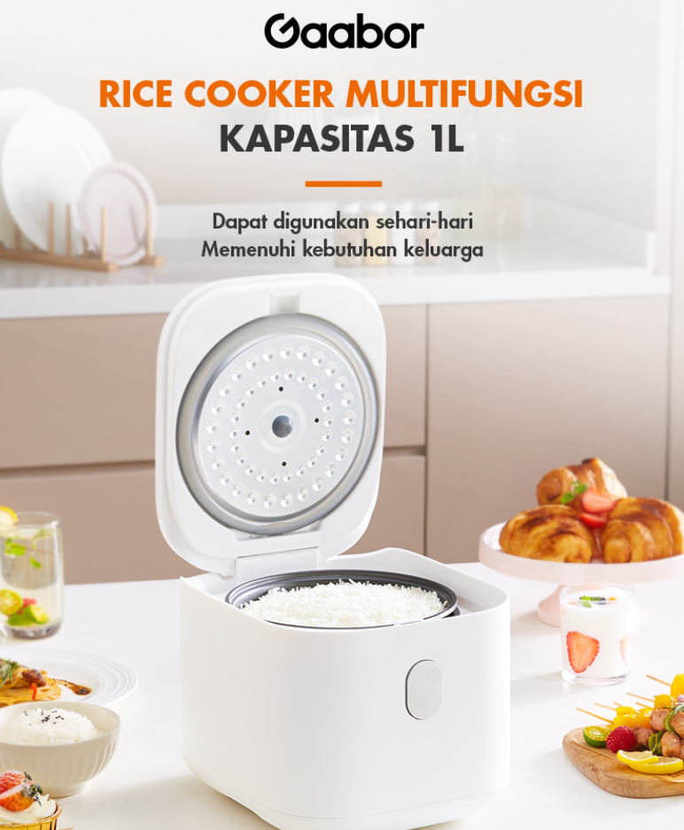 Gaabor Rice Cooker Multipurpose Rice Cooker 1L Rice Capacity Smart ...
