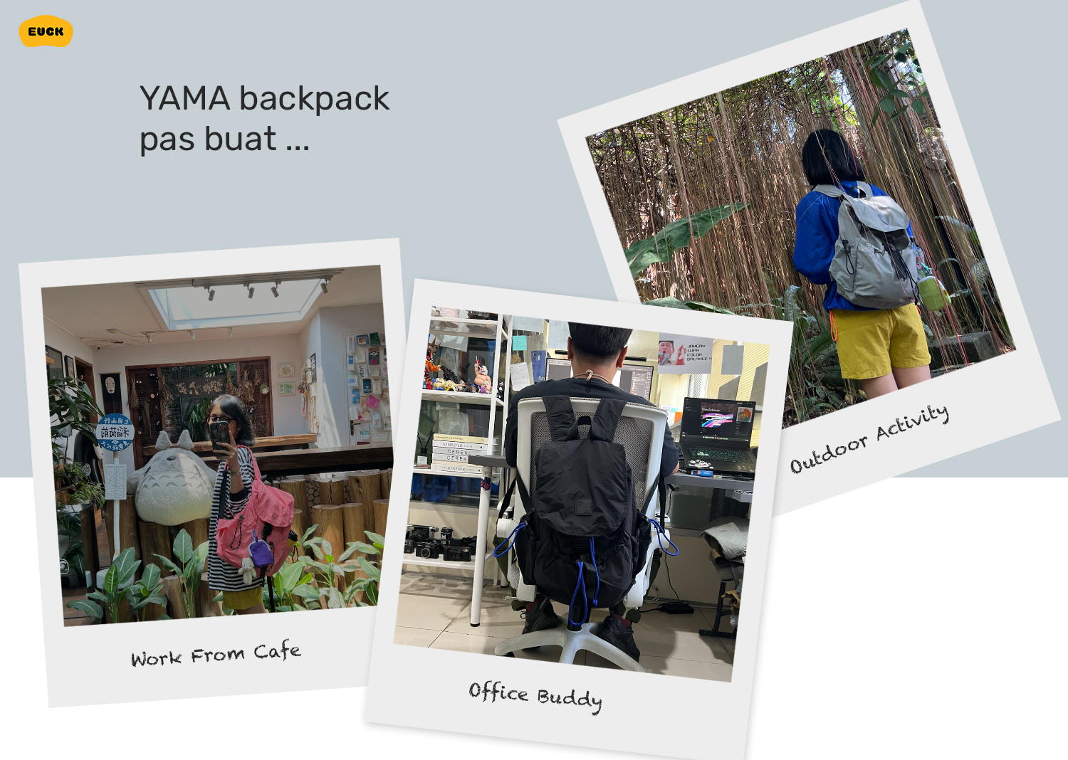 Euck - YAMA Backpack - Waterproof Folding Backpack - Work Laptop Bag | Shopee Philippines