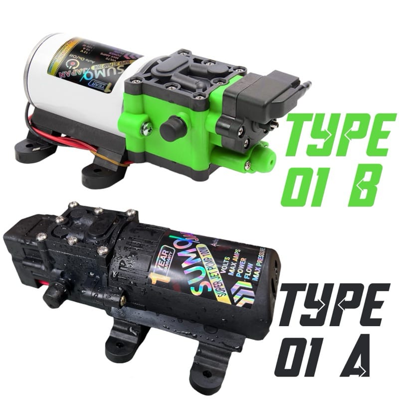 SUMO JAPAN Original DC 12V Water Pump 400Psi High Pressure Sprayer ...