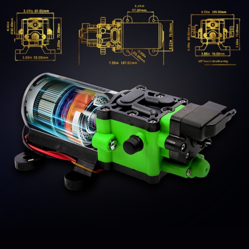 SUMO JAPAN 12V DC WATER PUMP / DYNAMO PUMP SPRAYER / CAR WASH ...