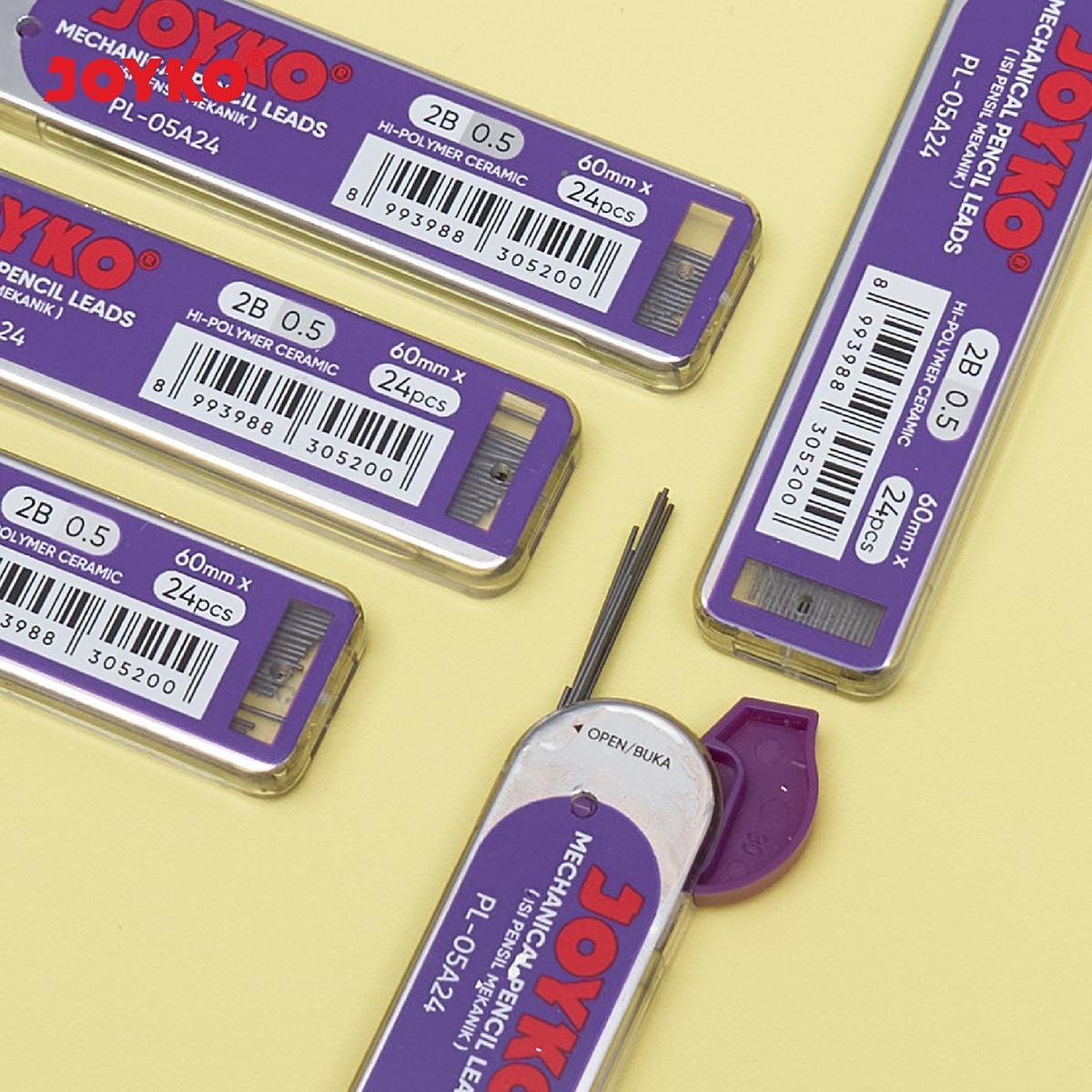 JOYKO Pencil Lead Mechanical Pencil Lead PL-05 2B 0.5 mm | Shopee ...