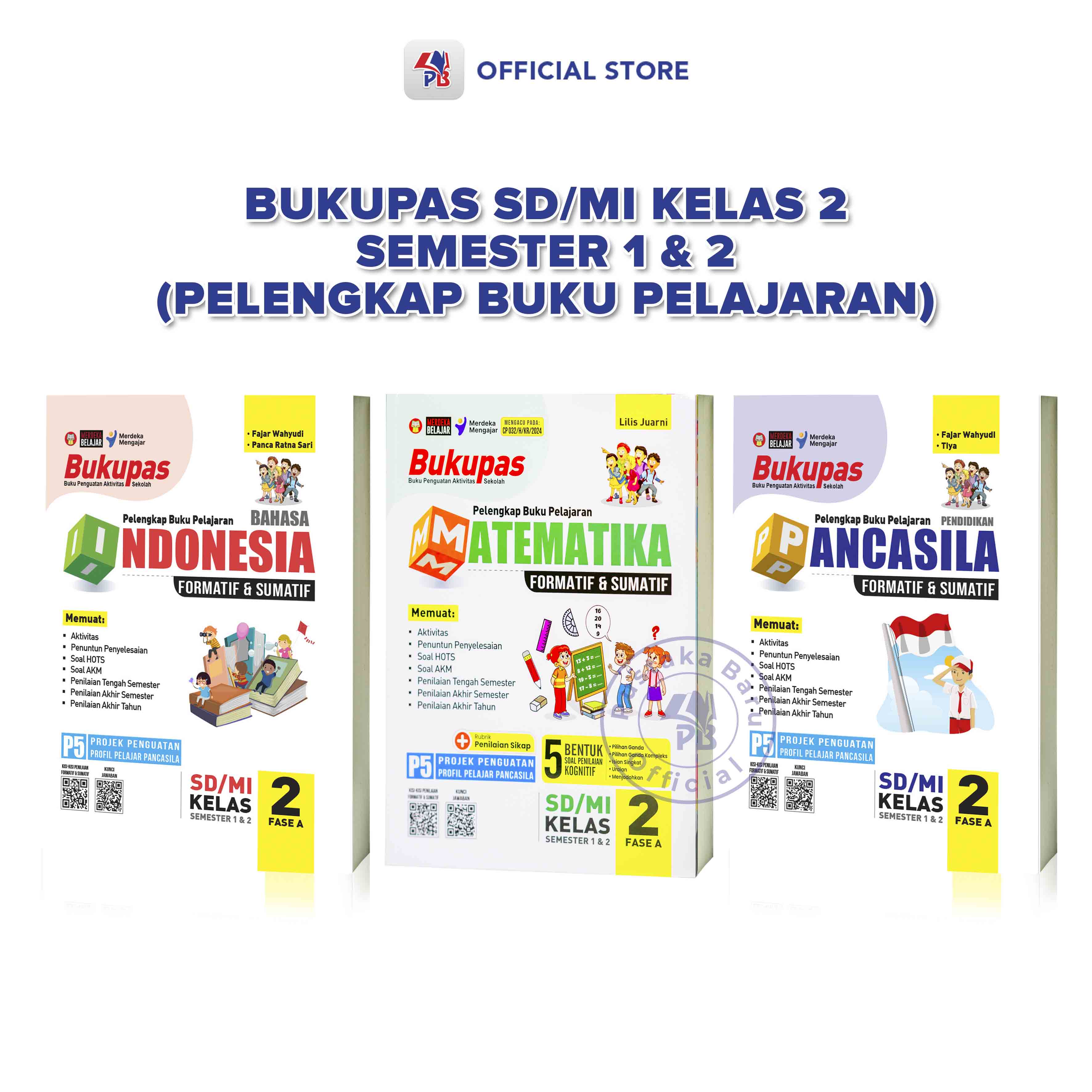 Class 2 Elementary School P5 Book / Complementary Bukupas Pancasila ...