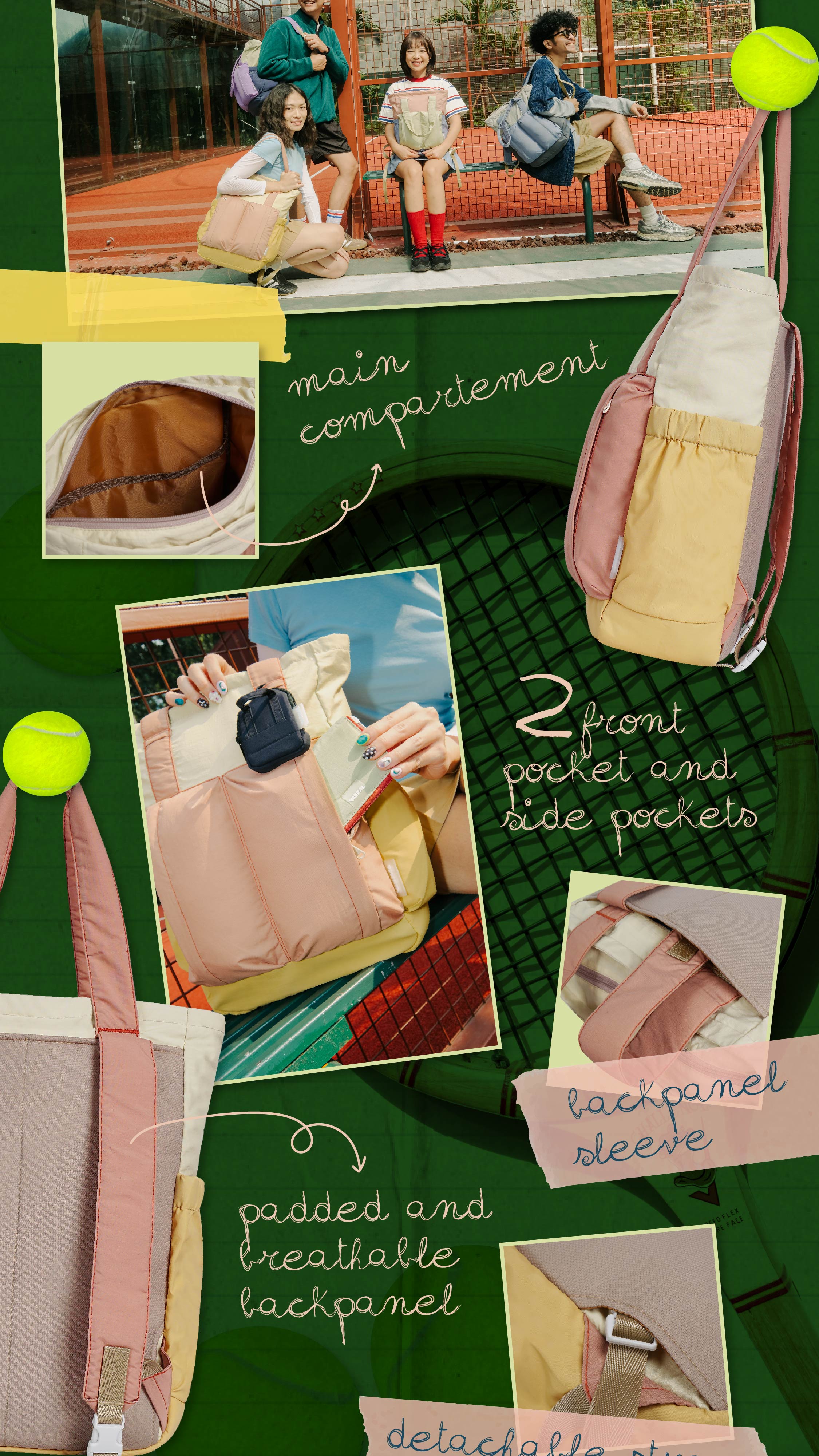 School Bag - Backpack Totepack Lorna - Visval - Backpack | Shopee ...