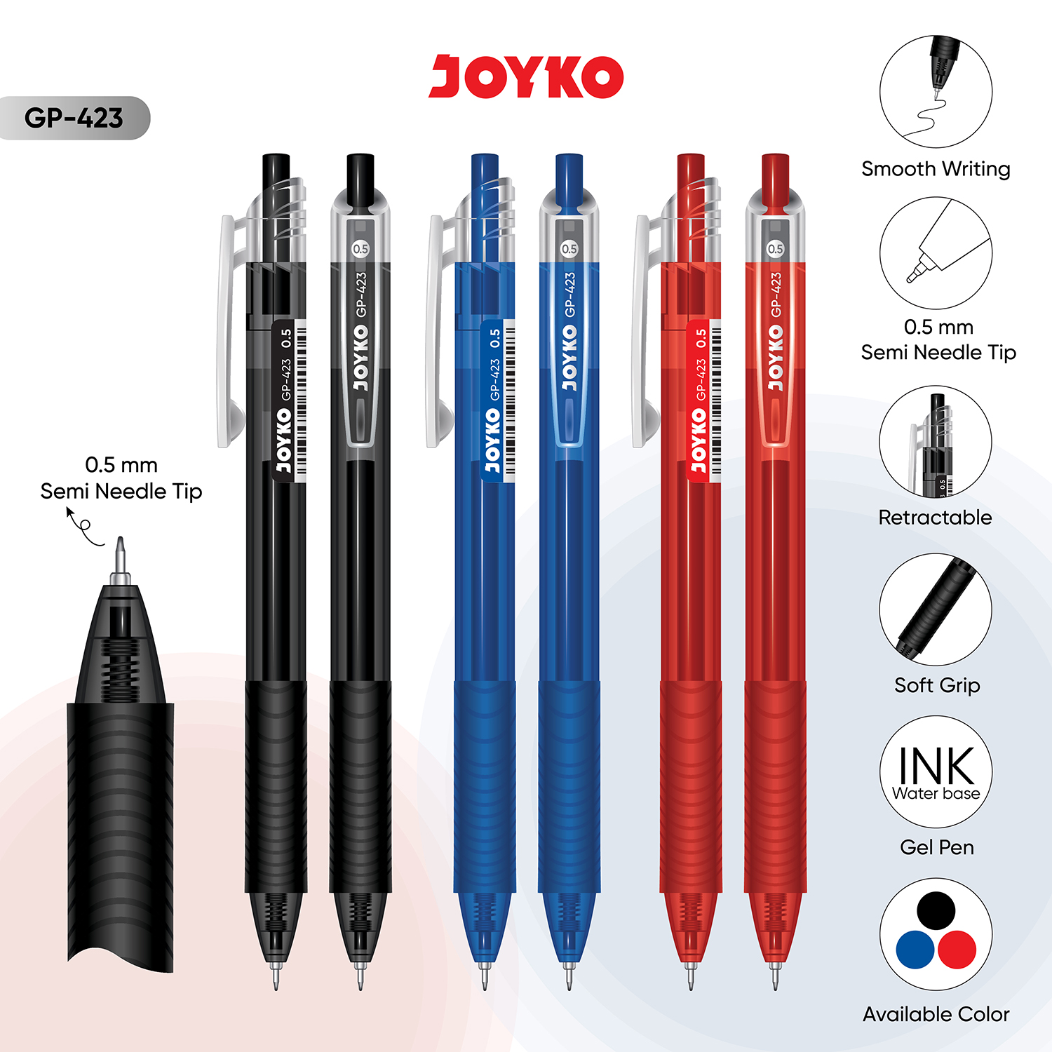 JOYKO Gel Pen GP-423 0.5 mm | Shopee Philippines