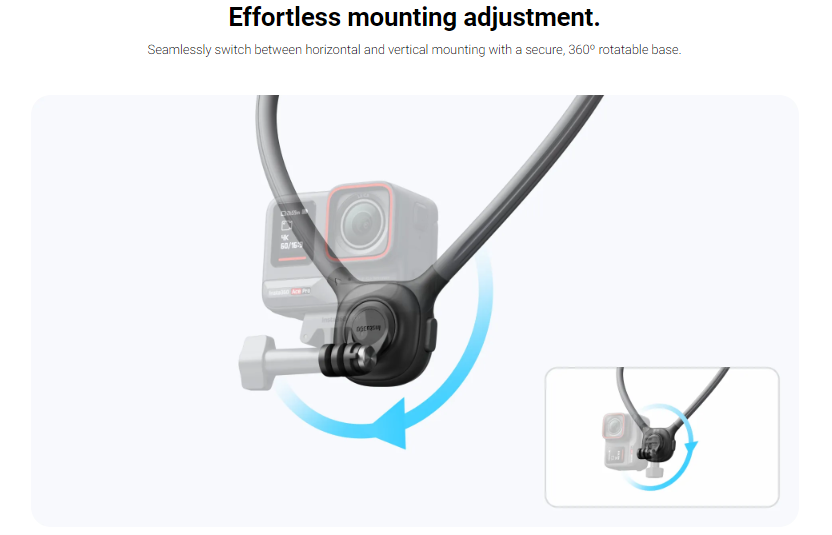 Insta360 Neck Mount Holder POV Action Camera | Shopee Philippines