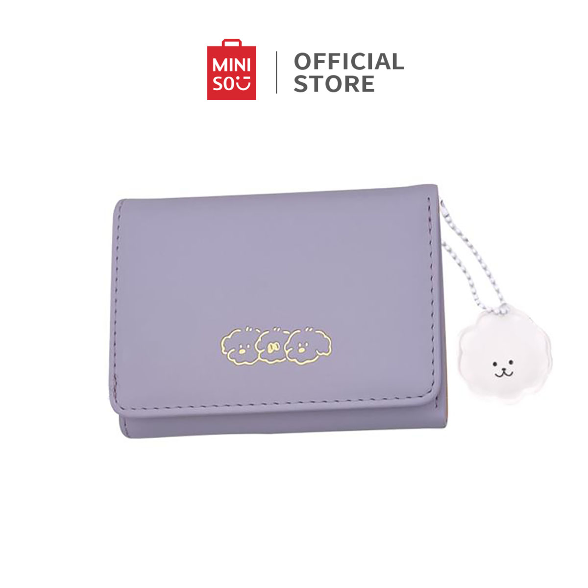 Miniso Women's Wallet Tri-Fold Wallet Short Trifold Wallet 7-card Slot ...