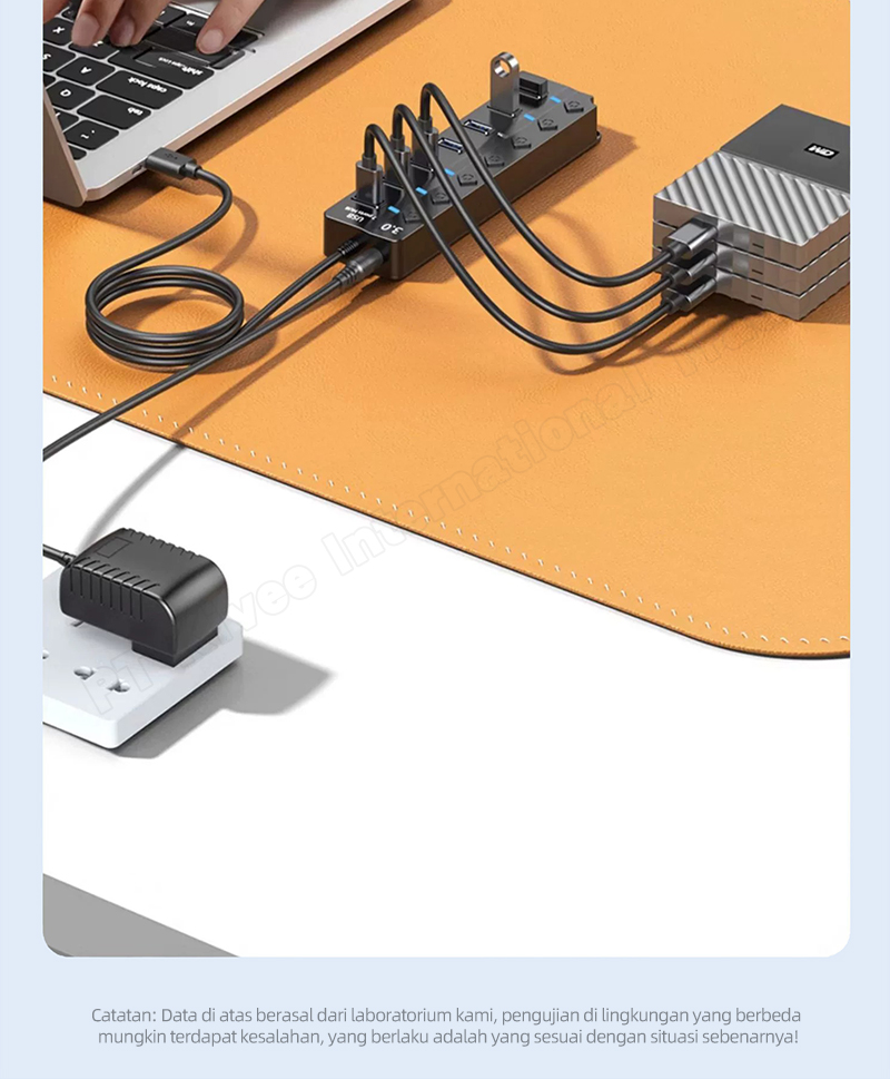 Aston USB Hub 3.0 Power Adapter 4 /7 Port USB Port Laptop USB Cable ...