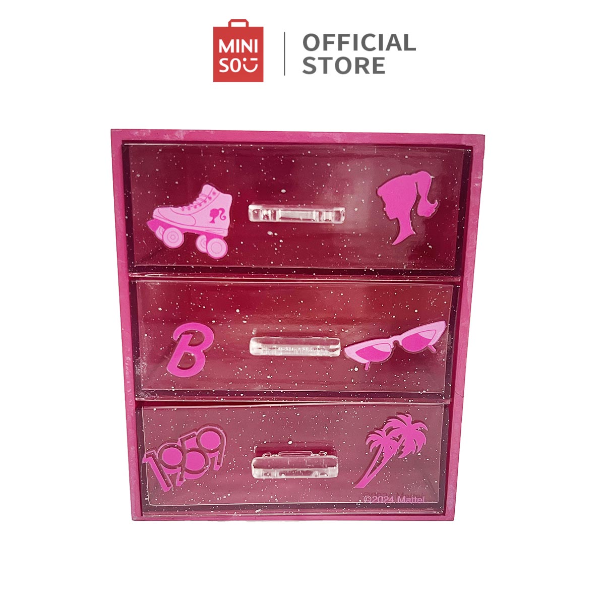 Miniso X Barbie Pink Collection Multi-Purpose Folding Basket Storage ...