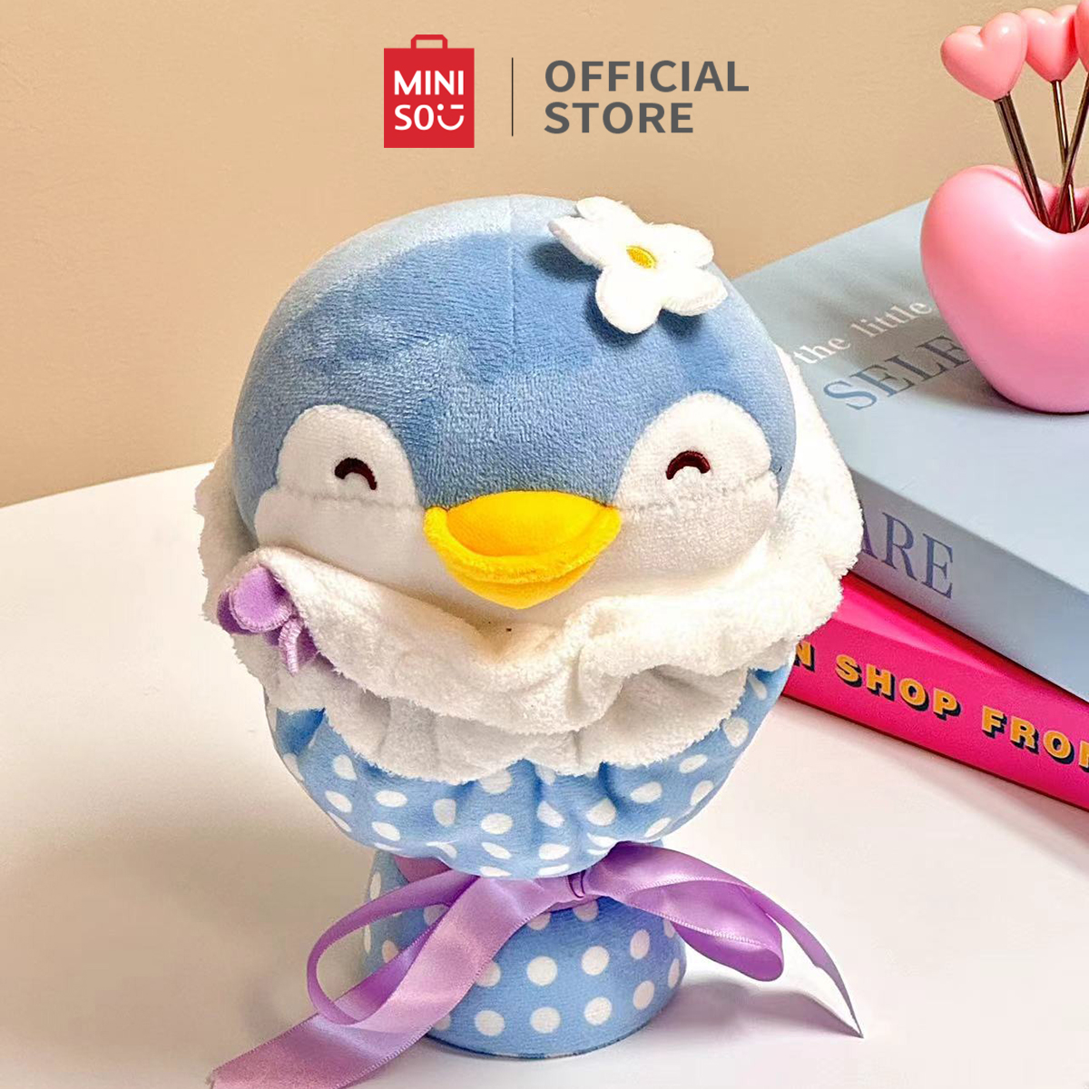 Miniso x Mini Family Plush Doll Toy Little Bouquet Small Bouquet Cute ...