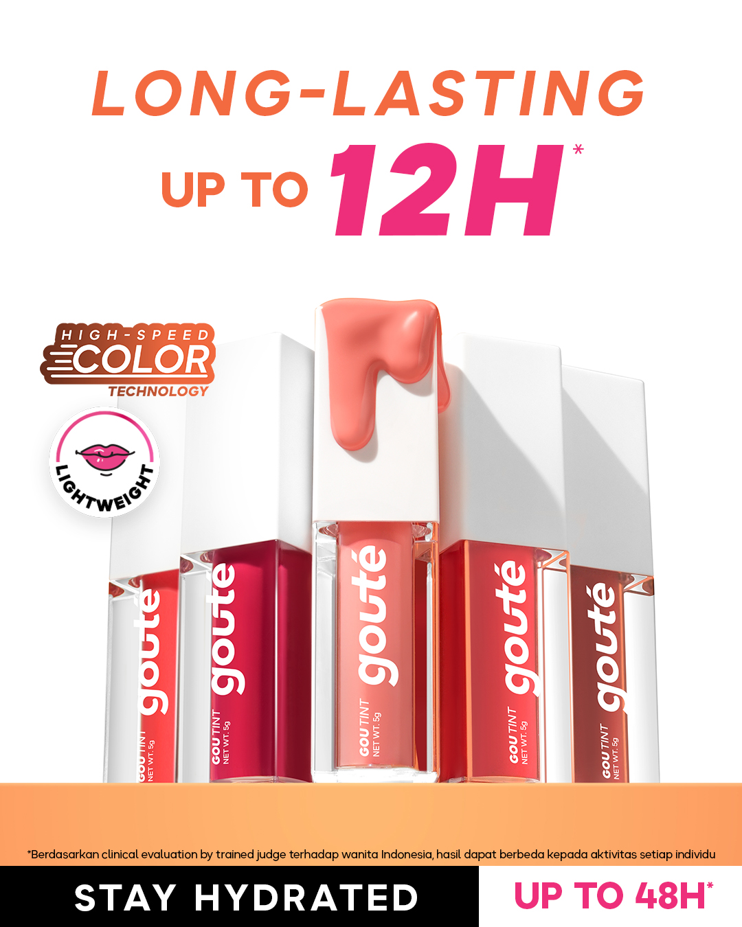 Goute Moisturizing Lip Tint | Long Lasting upto 12H | Blackout ...