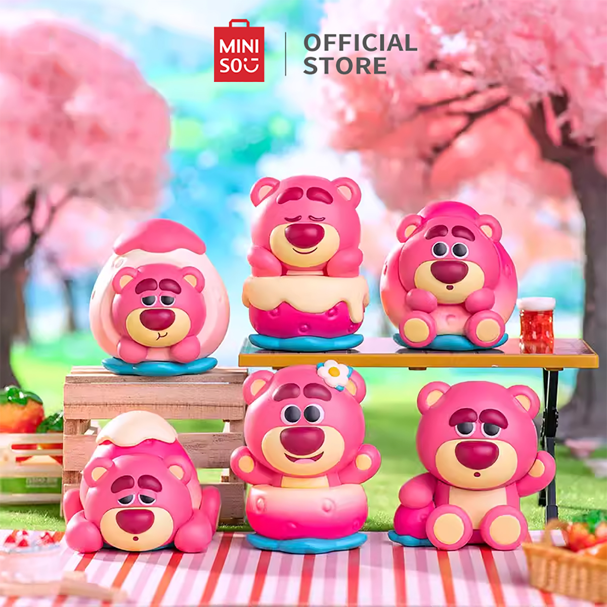 Miniso x Disney Lotso Collection 3D Fridge Magnet Blind Box Blind Box ...