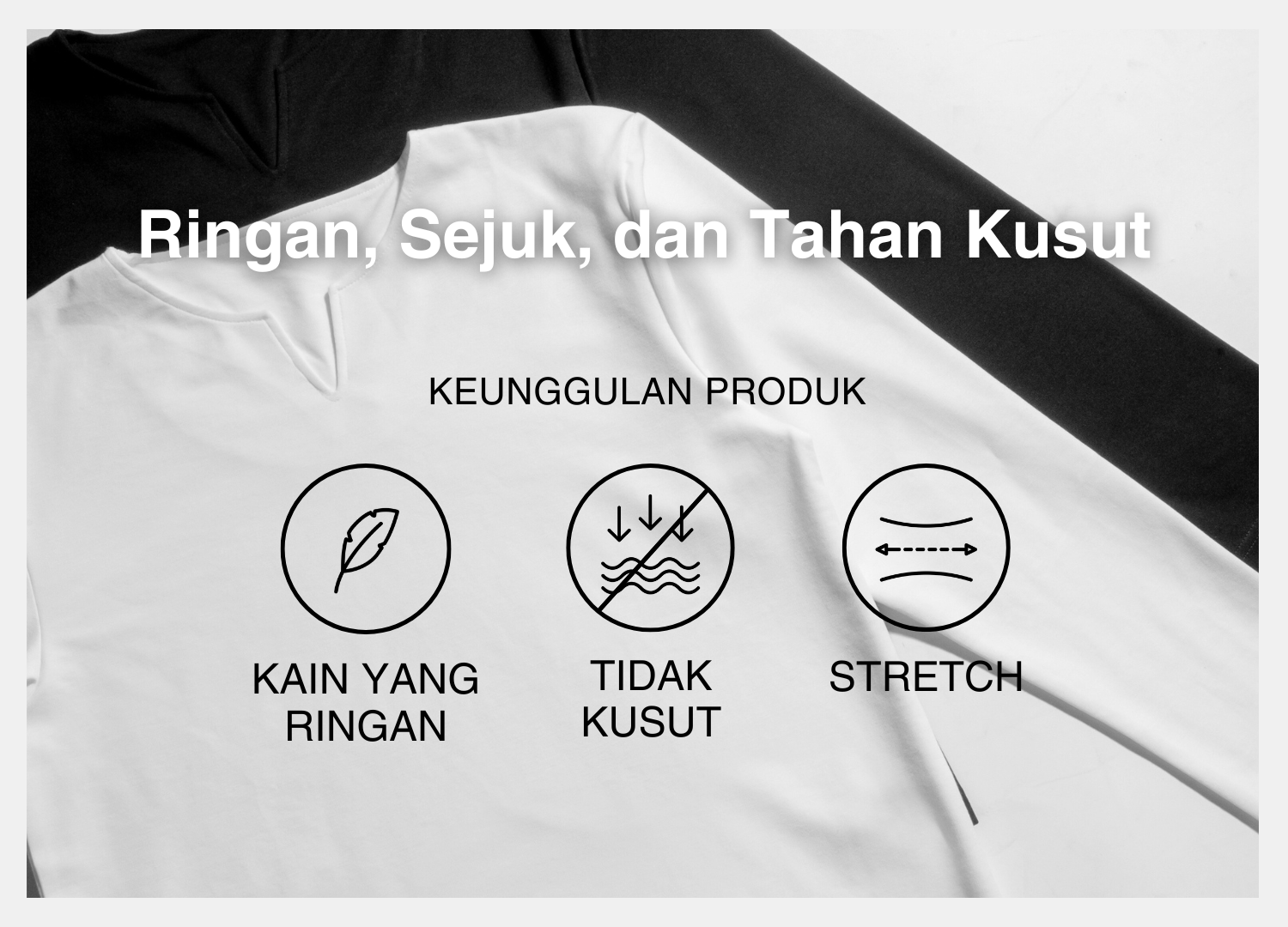 Commongoods Sawa Omnitech Long Sleeve Shirt - Dark Grey | Shopee ...