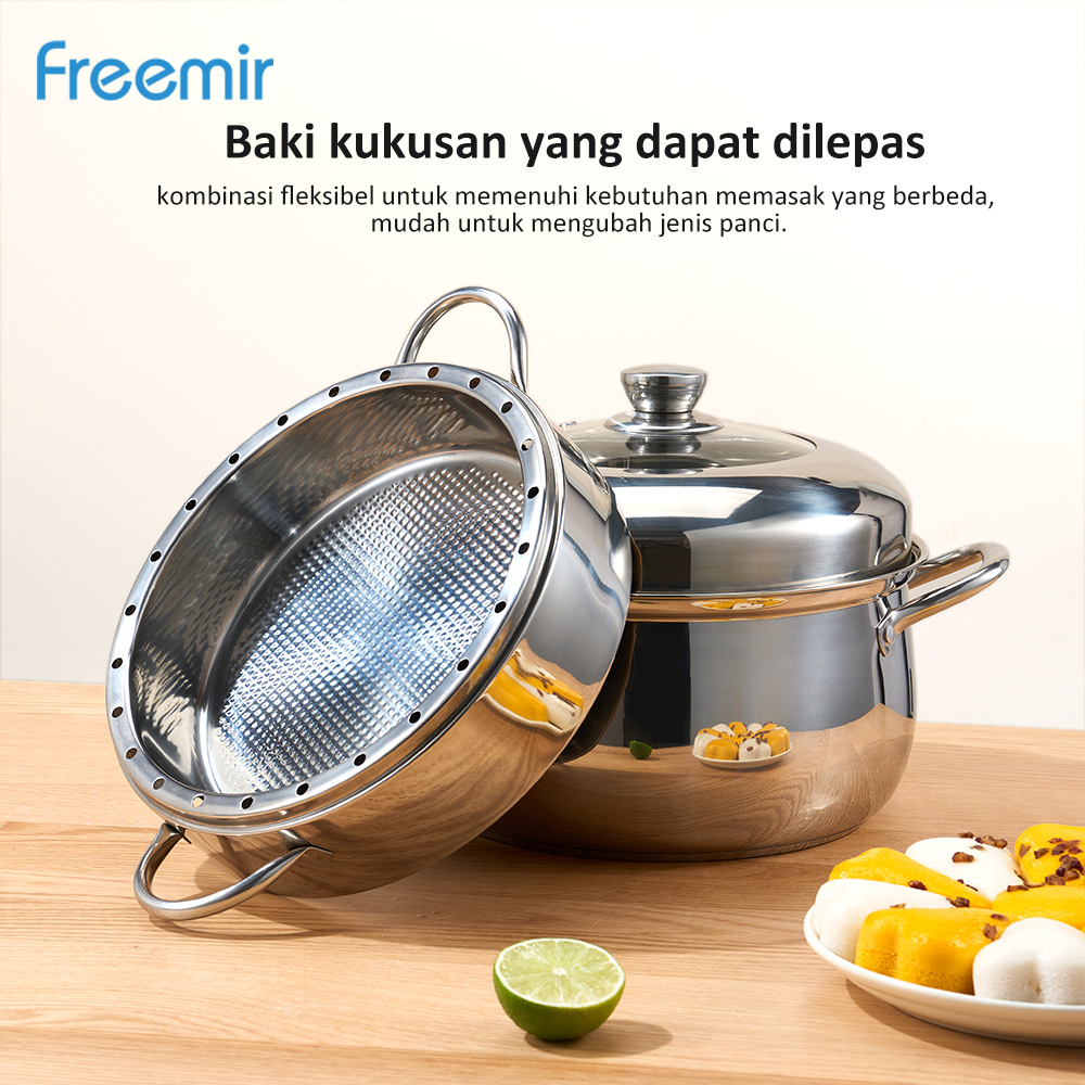 New 2025 freemir electric SUS 201 Stainless Steel 25cm Rice Steamer ...