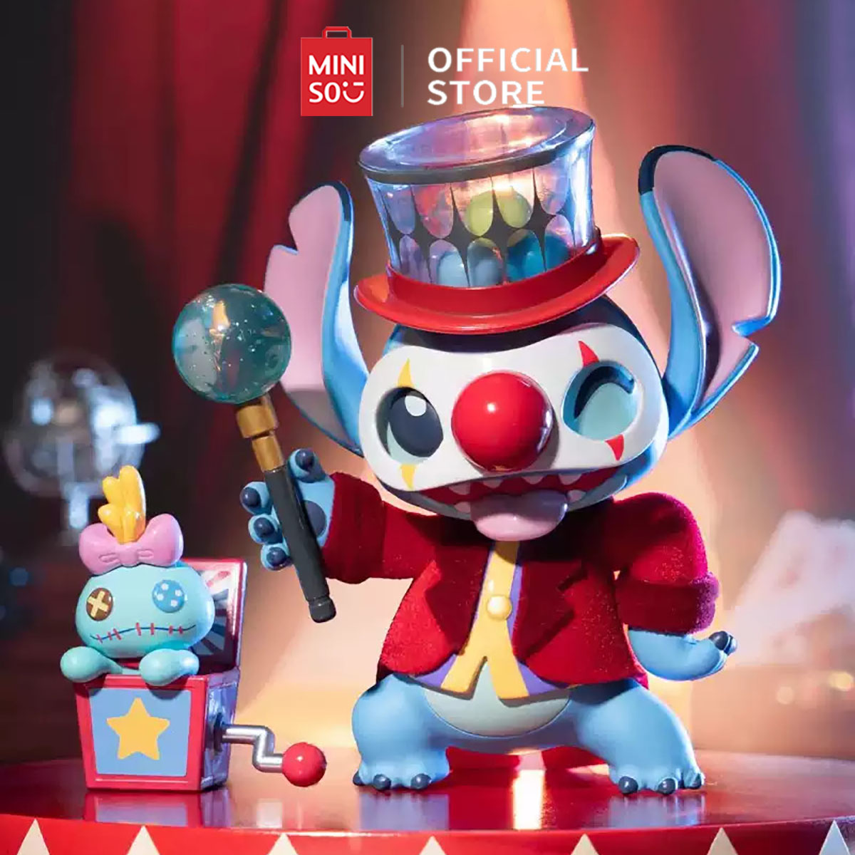 Miniso X Disney Stitch's Wacky Diary 2.0 Series Figures Flocking Blind ...