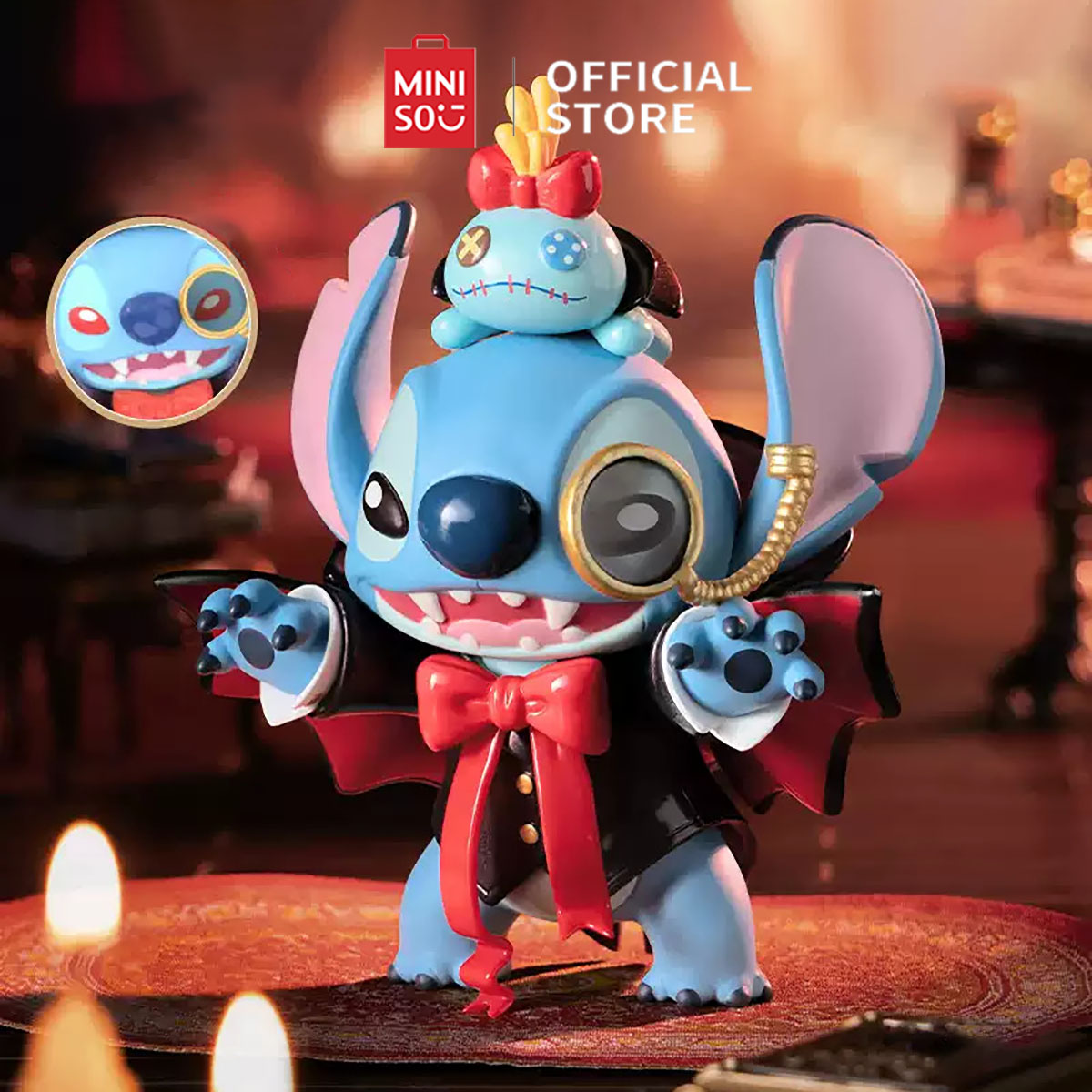 Miniso X Disney Stitch's Wacky Diary 2.0 Series Figures Flocking Blind ...
