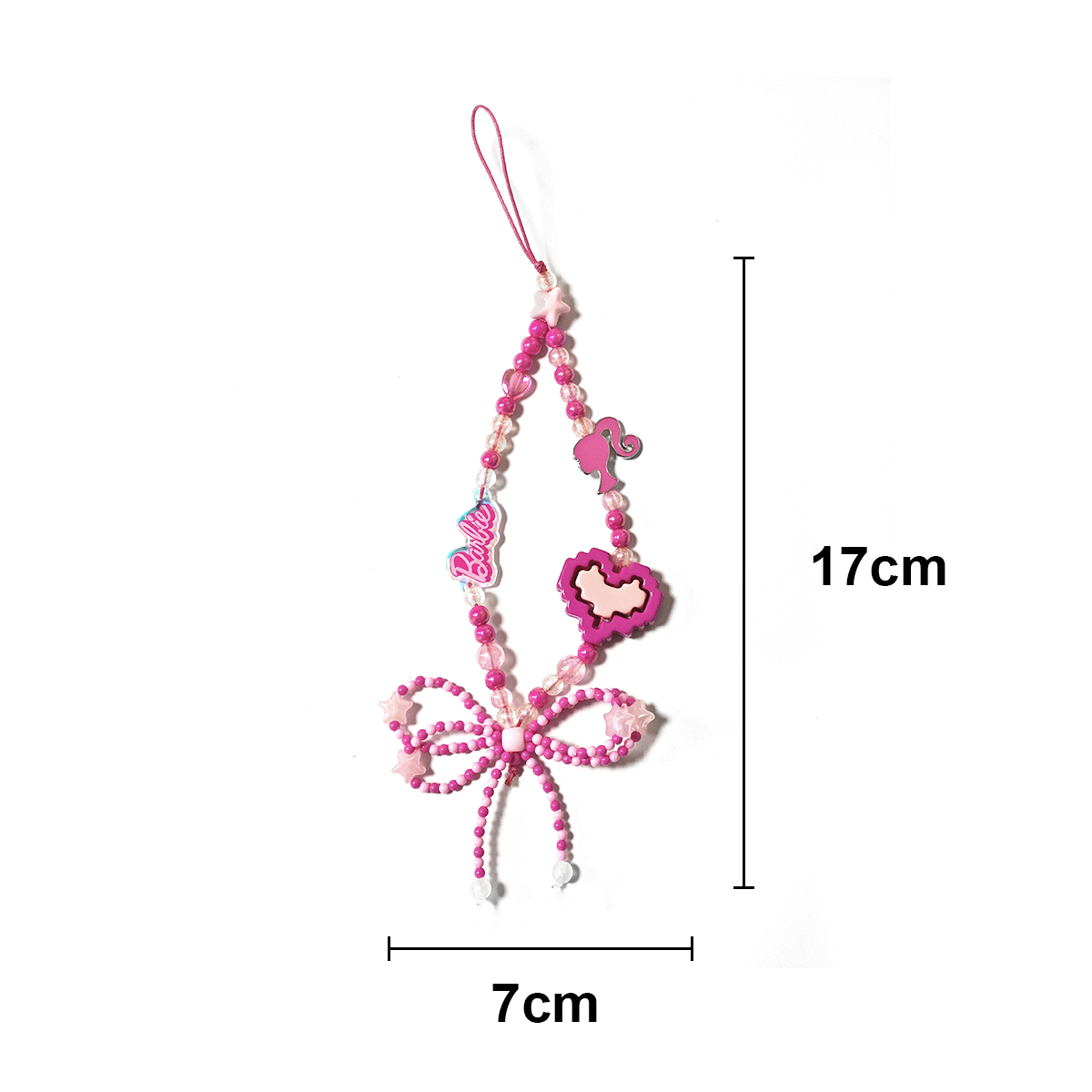 Miniso x Barbie Collection Phone String Pink Anti-Lost Chain Cell Phone ...