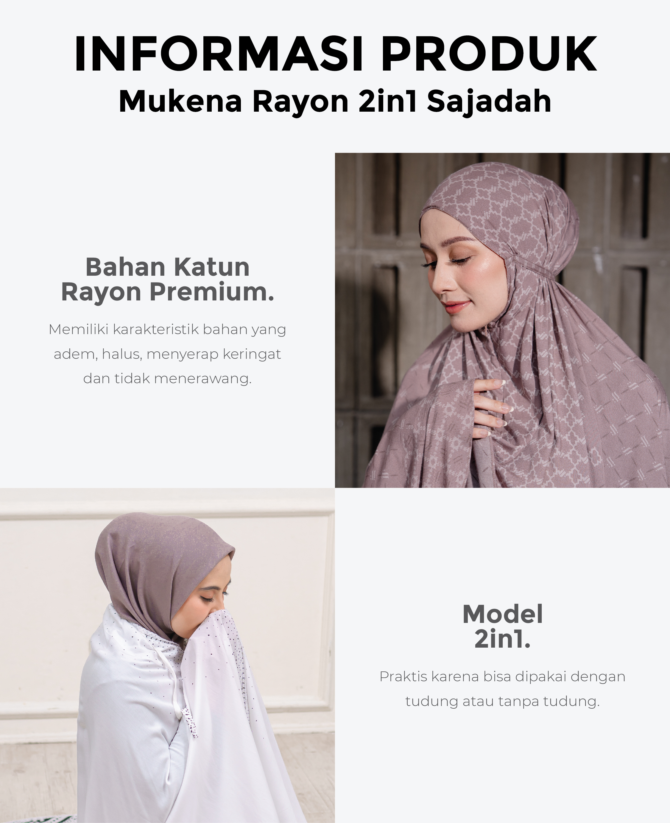 TAZBIYA HANAMI SERIES PRAYER CLOTHES | 2-in-1 Adult RAYON Prayer Rug ...